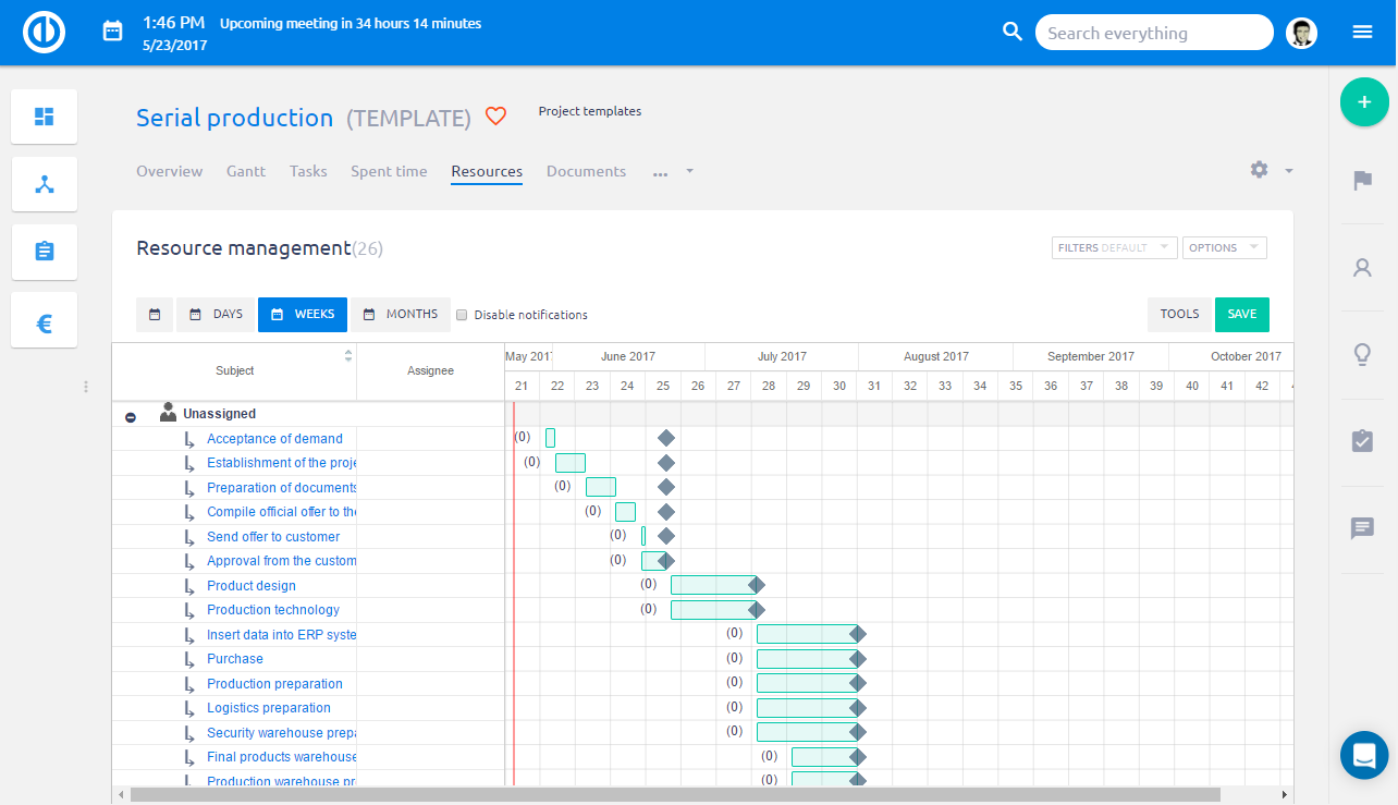 Professional project templates - Easy Project