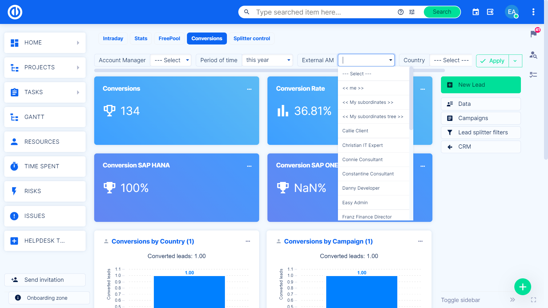Crm And Project Management Easy Project
