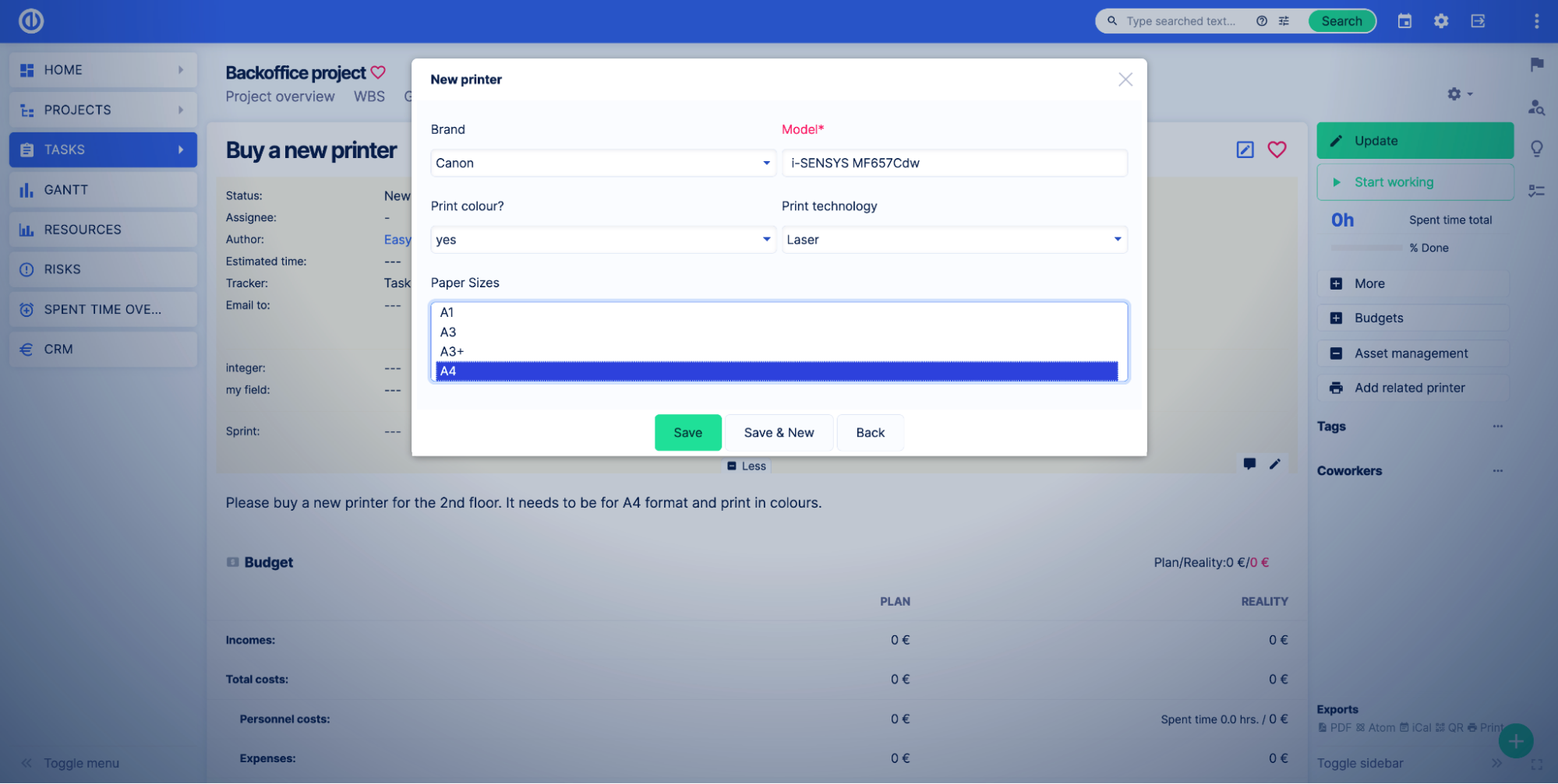 Asset And Configuration Management Easy Project