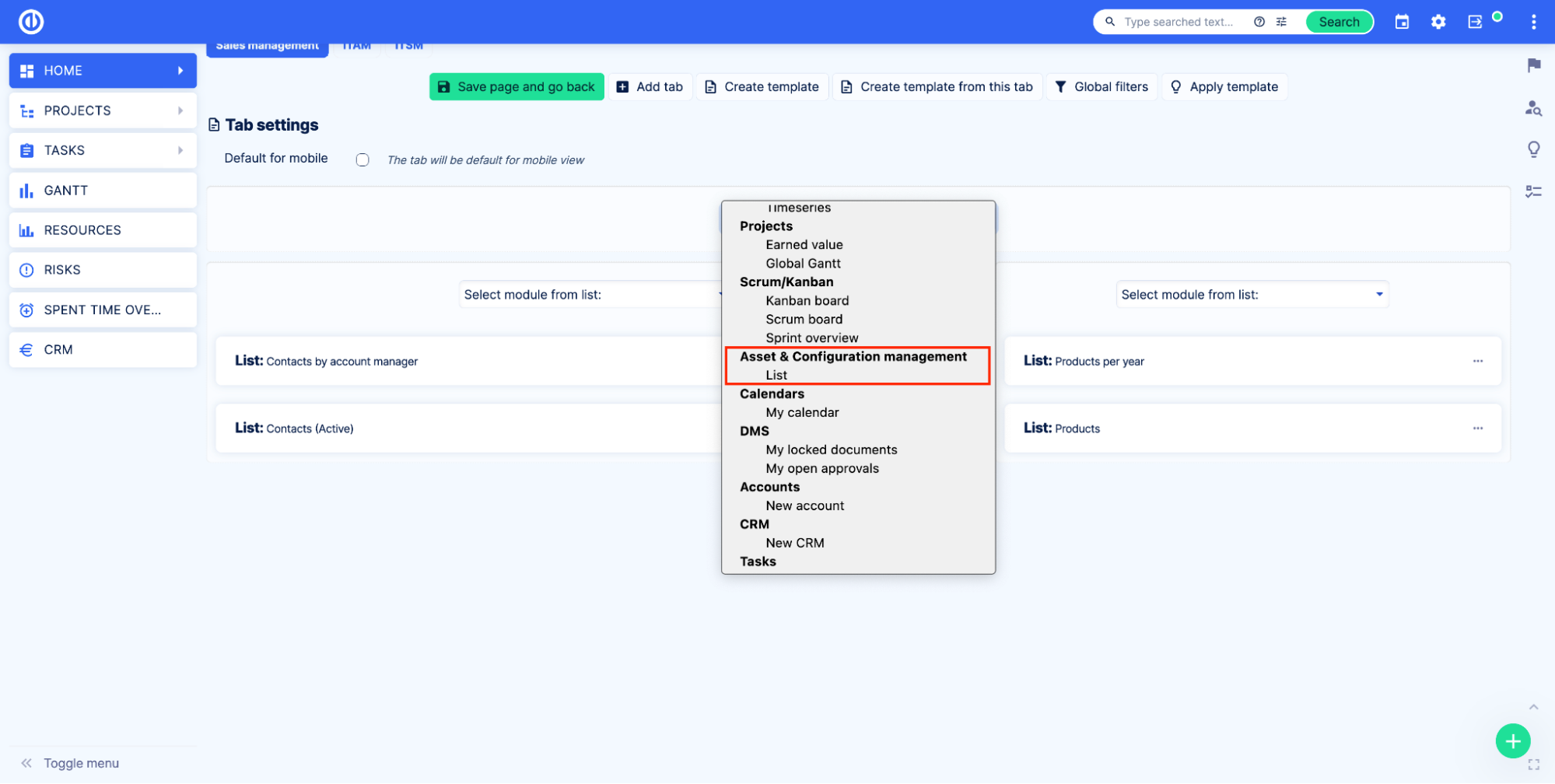 Asset And Configuration Management Easy Project