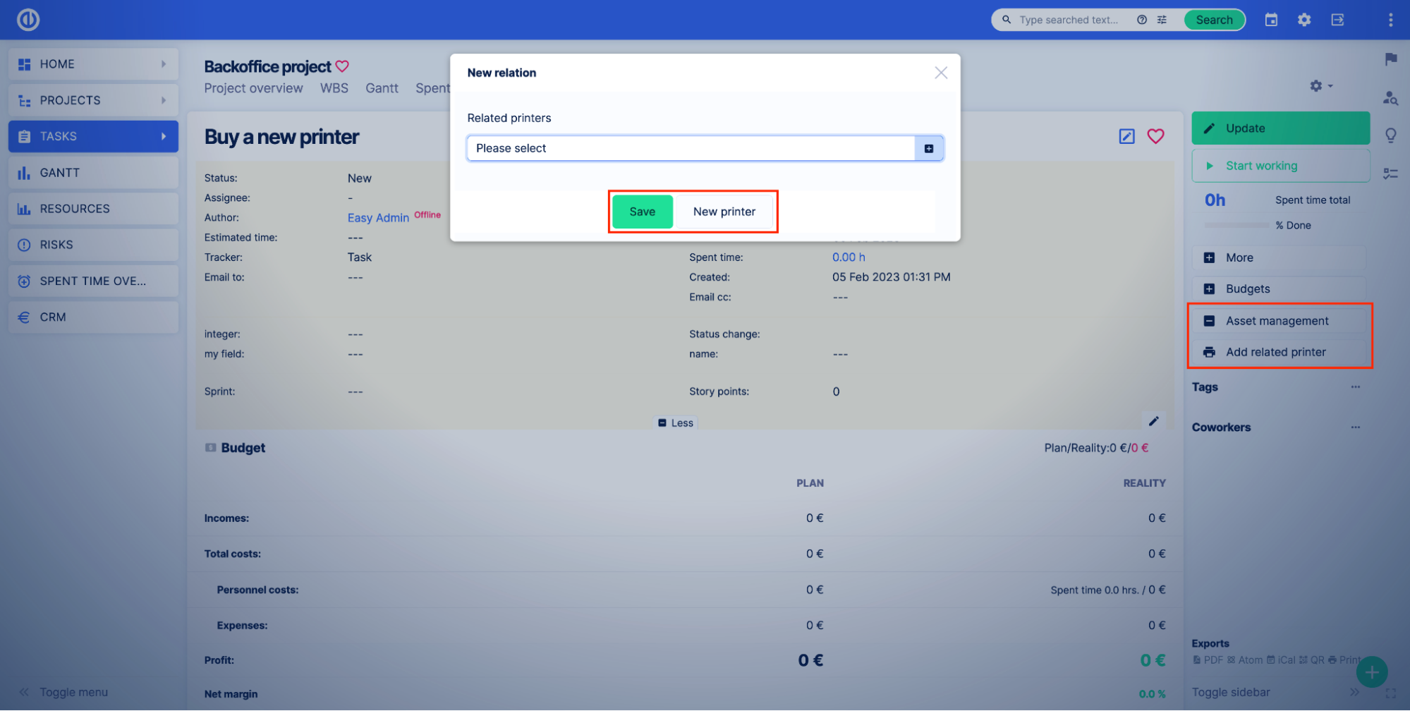 Asset And Configuration Management Easy Project