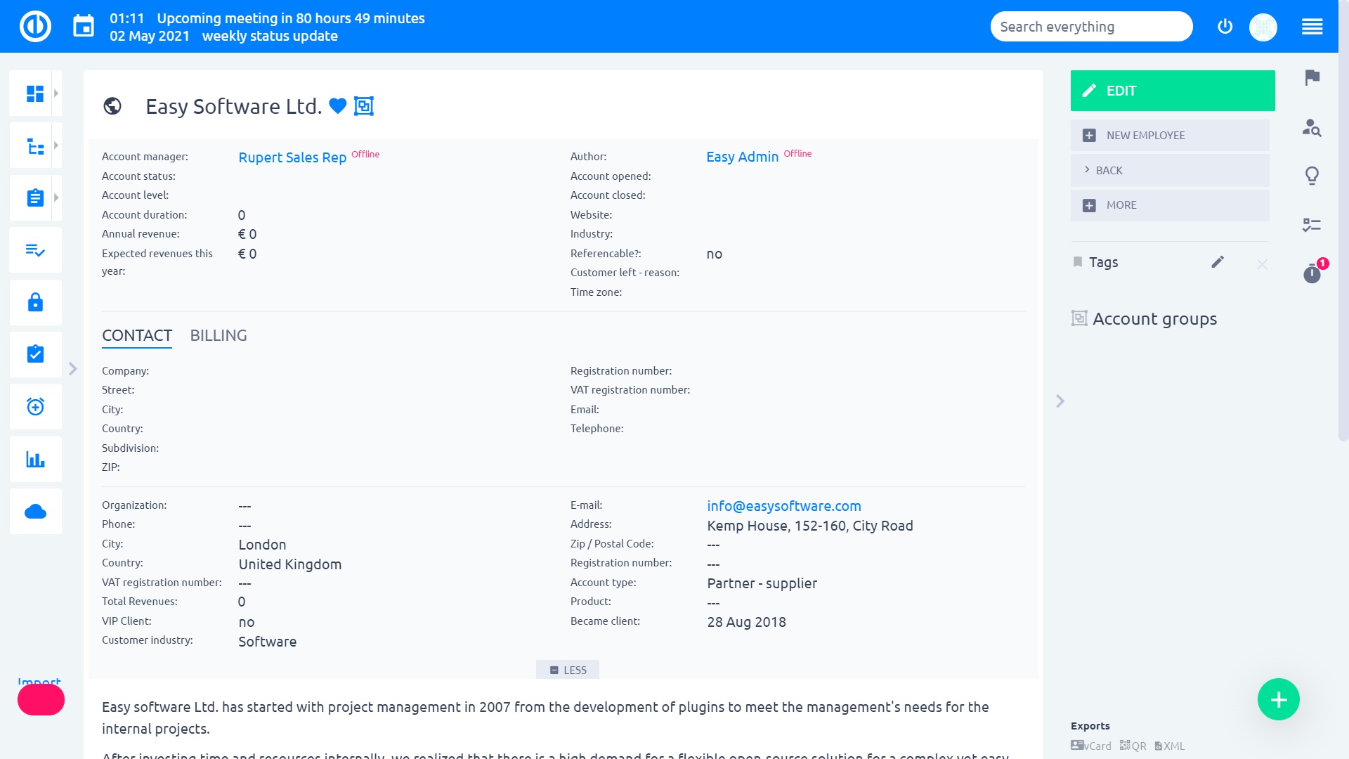 Easy Project 10 Platform - Easy Project
